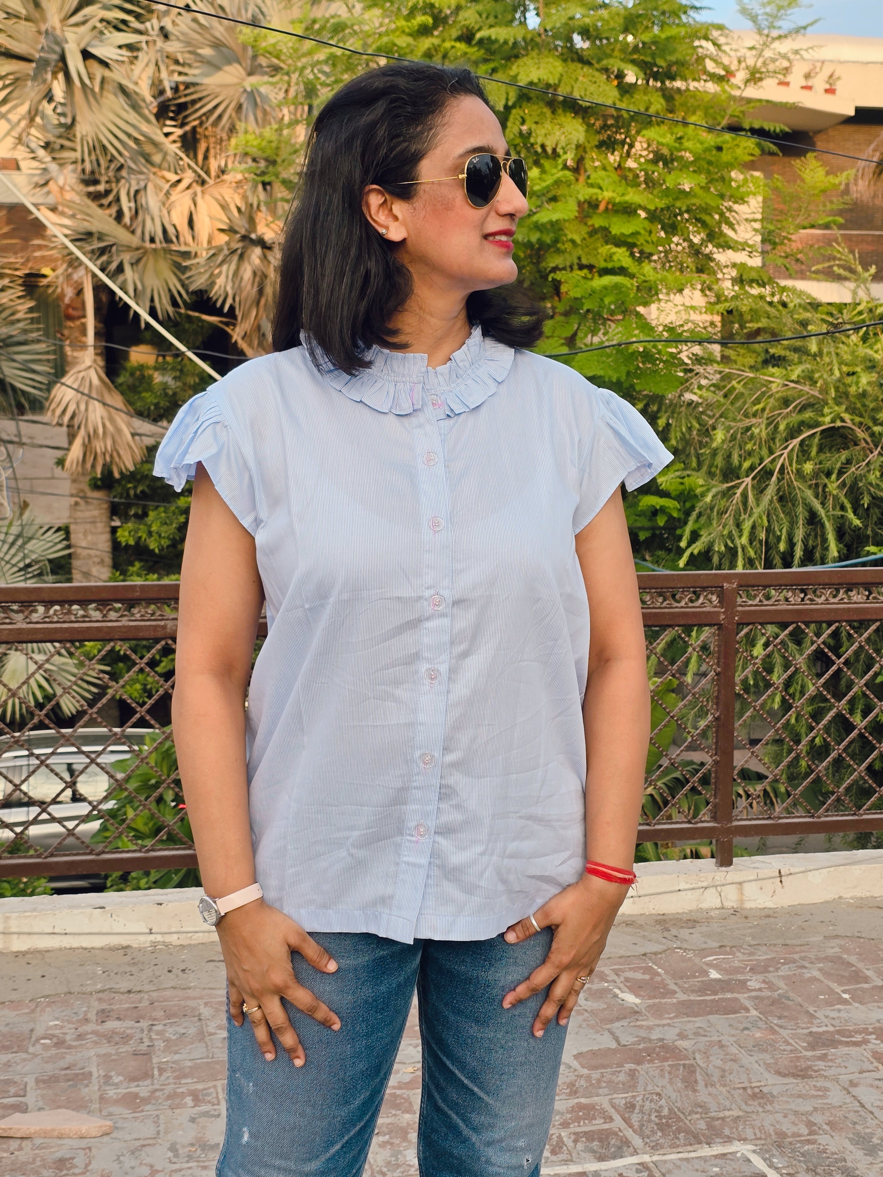 Blue Stripes – Tusha designs